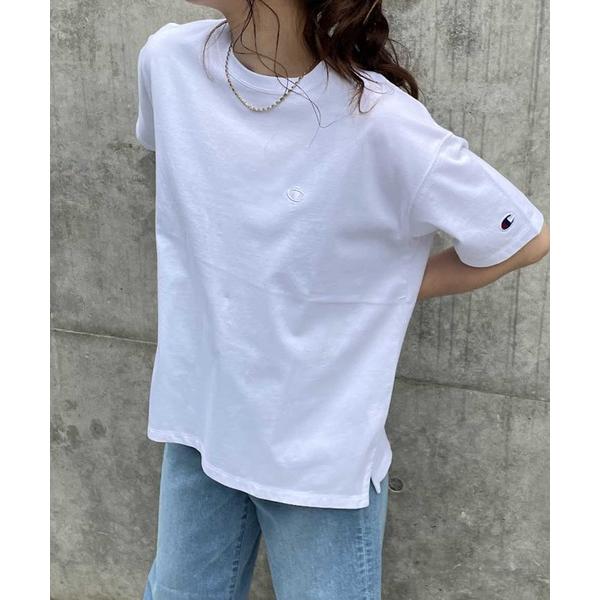 ZOZO問い合わせ番号:57584468ショップ:Right-on，ライトオンブランド:Champion，チャンピオン，Right-on，ライトオン商品名:【Champion】ワンポイント無地Ｔシャツカテゴリ:トップス>Tシャツ/カッ...