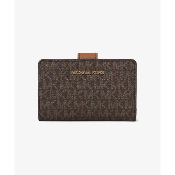 『セール実施中』ZOZO問い合わせ番号:57657437ショップ:MICHAEL KORS，マイケル・コースブランド:MICHAEL KORS，マイケルコース商品名:JET SET TRAVEL ビルフォールド ジップ コンパクトウォレット...