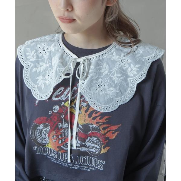 『セール実施中』ZOZO問い合わせ番号:57659004ショップ:SPINNS，スピンズブランド:SPINNS，スピンズ商品名:顔まわり華やぐ 刺繍レースつけ襟カテゴリ:ファッション雑貨>付け襟ブランド品番:TR210319-03素材...