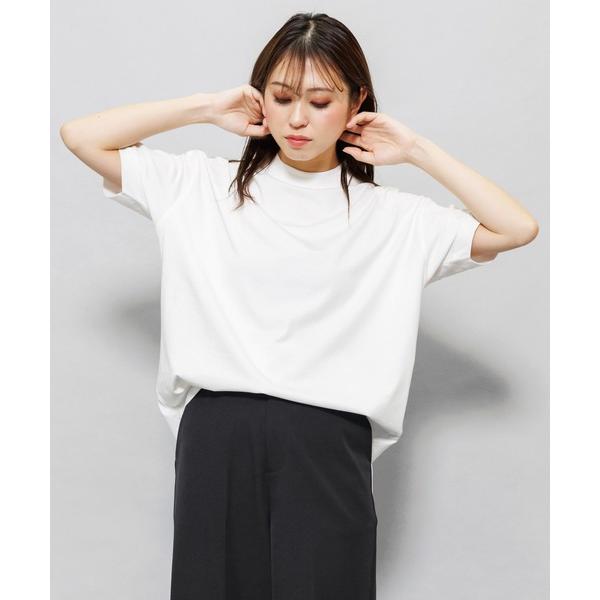 『タイムセール実施中』ZOZO問い合わせ番号:57662426ショップ:mili an deni，ミリアンデニブランド:mili an deni，ミリアンデニ商品名:プチハイネック綿100％半袖裾ラウンドTシャツカテゴリ:トップス>T...