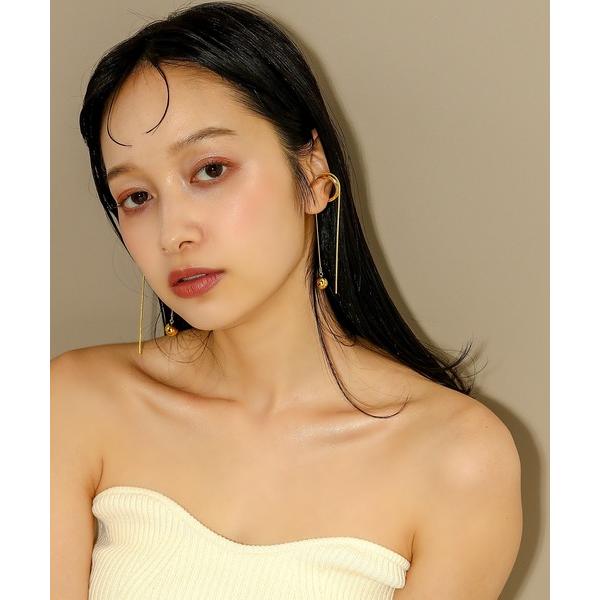 『セール実施中』ZOZO問い合わせ番号:57695138ショップ:Kana，カナブランド:voov，ブーブ商品名:【金属アレルギー対応】ボールチェーンロングイヤーカフ サージカルステンレスカテゴリ:アクセサリー>イヤーカフブランド品番...