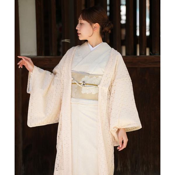ZOZO問い合わせ番号:57695280ショップ:utatane，ウタタネブランド:utatane，ウタタネ商品名:羽織　レース　ニコアンティーク 日本製カテゴリ:水着/着物・浴衣>着物ブランド品番:5223605400素材:ポリエス...