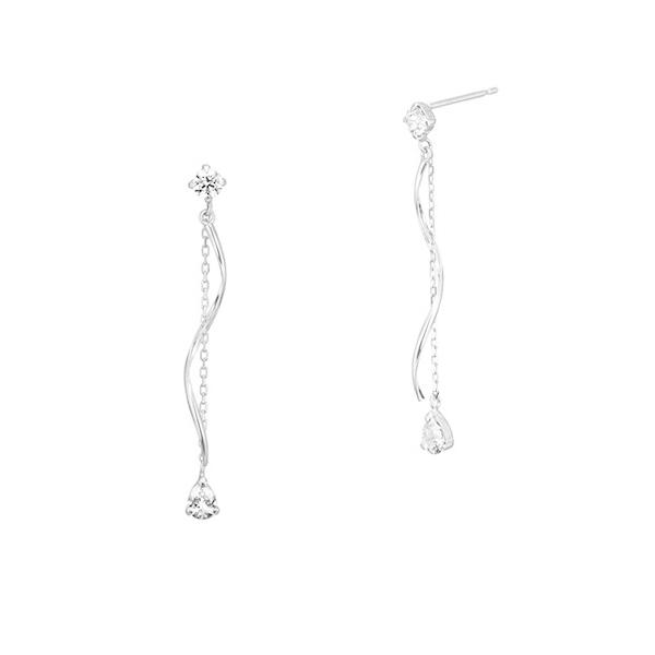 ※このアイテムは返品・交換対象外商品です。ZOZO問い合わせ番号:57891800ショップ:Canal 4℃，カナルヨンドシーブランド:Canal 4℃，カナルヨンドシー商品名:K10ホワイトゴールド ピアスカテゴリ:アクセサリー>ピ...