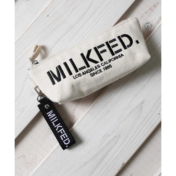 『タイムセール実施中』ZOZO問い合わせ番号:58360859ショップ:MILKFED.，ミルクフェドブランド:MILKFED.，ミルクフェド商品名:STENCIL LOGO PENCIL CASEカテゴリ:雑貨/ホビー>ペン類ブラン...