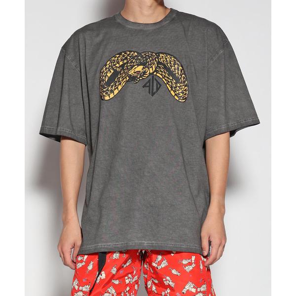 ZOZO問い合わせ番号:58362074ショップ:ALDIES，アールディーズブランド:ALDIES，アールディーズ商品名:Stupid Snake Big T / スチューピッドスネークビッグTカテゴリ:トップス>Tシャツ/カットソ...