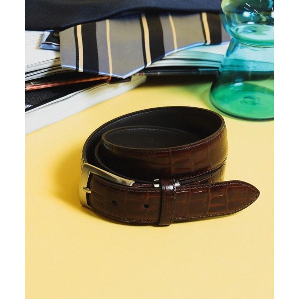 ZOZO問い合わせ番号:58553502ショップ:BEAMS HEART，ビームスハートブランド:BEAMS HEART，ビームスハート商品名:クロコスタンプ レザーベルトカテゴリ:ファッション雑貨>ベルトブランド品番:41-52-0...