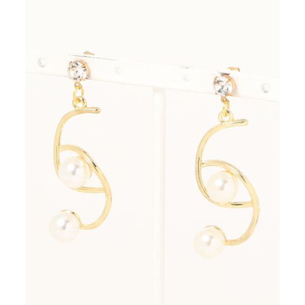 ※このアイテムは返品・交換対象外商品です。ZOZO問い合わせ番号:58590142ショップ:TONE，トーンブランド:tone，トーン商品名:【Flamingoroom】チタンデザインパールピアスカテゴリ:アクセサリー>ピアス（両耳用...