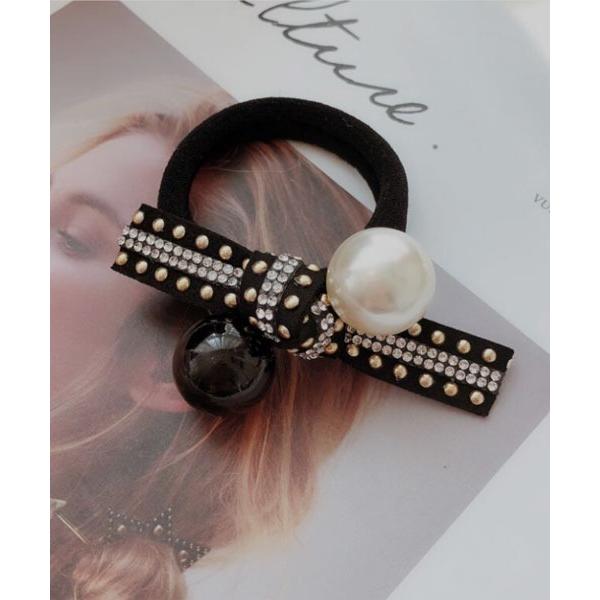 『セール実施中』ZOZO問い合わせ番号:58787596ショップ:VIBGYOR，ヴィブジョーブランド:VIBGYOR Women，ヴィブジョー　ウィメン商品名:【resonance】エレガンス パール スタッズデザイン ヘアゴムカテゴリ:...