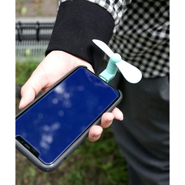 『タイムセール実施中』ZOZO問い合わせ番号:58820452ショップ:a.depeche，アデペシュブランド:a.depeche，アデペシュ商品名:CoCo:LO mobile enjoy fan BL / iPhone用コンパクトファン...