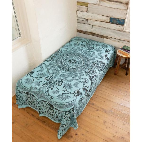 ZOZO問い合わせ番号:6783305ショップ:チャイハネ，チャイハネブランド:チャイハネ，チャイハネ，Amina，アミナ商品名:【チャイハネ】トライバルベッドカバー セミダブルサイズカテゴリ:インテリア>寝具ブランド品番:ISAP1...