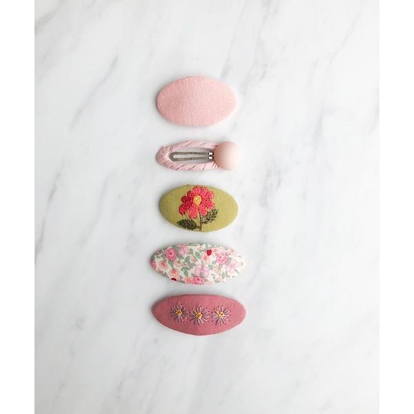 『タイムセール実施中』ZOZO問い合わせ番号:58998888ショップ:INA STUDIOS ZOO，イーナストゥディオスズーブランド:frangipani，フランジュパニ商品名:刺繍プリントヘアピンセット（KIDS）カテゴリ:ヘアアクセ...