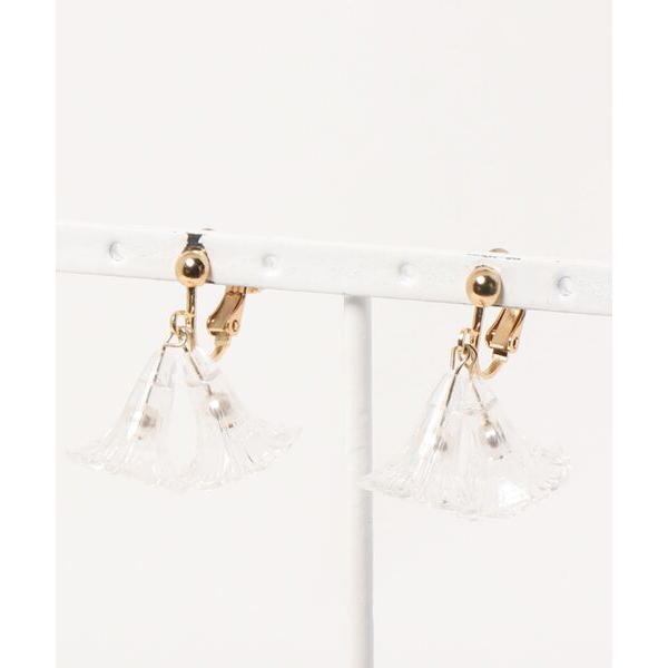 ZOZO問い合わせ番号:59095432ショップ:IO，イオブランド:CHACO （FLOWER ACCESSORY），チャコ商品名:CHACO/クリアベルフラワーカテゴリ:アクセサリー>イヤリングブランド品番:21PREA164，i...