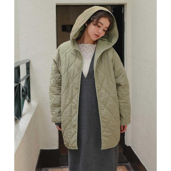 『タイムセール実施中』ZOZO問い合わせ番号:59132408ショップ:titivate，ティティベイトブランド:titivate，ティティベイト商品名:フーデットキルティングショートコートカテゴリ:ジャケット/アウター>ダウンジャケ...