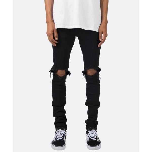 ZOZO問い合わせ番号:59229595ショップ:L.H.P，エルエイチピーブランド:mnml，ミニマル，L.H.P，エルエイチピー商品名:mnml/ミニマル/ダメージスキニーパンツ/X1 STRETCH DENIM(19ML-AW582D...