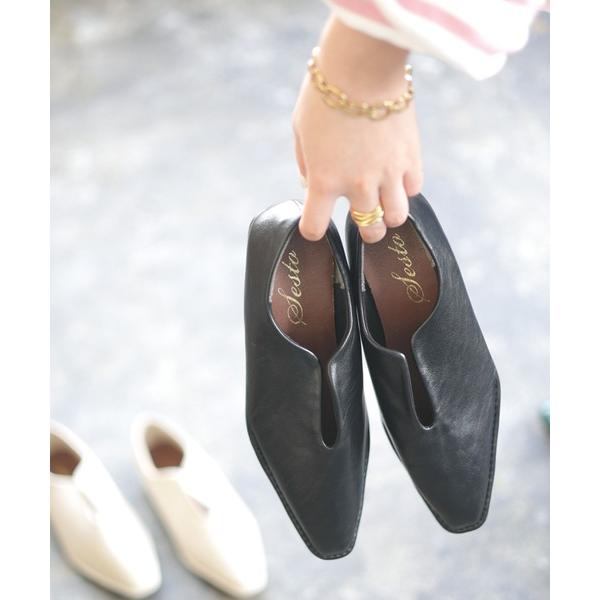 ZOZO問い合わせ番号:59263588ショップ:SESTO，セストブランド:SESTO，セスト商品名:ステッチデザインローヒールVカットマニッシュパンプスカテゴリ:シューズ>パンプスブランド品番:dap2407素材:合成皮革， 生地...