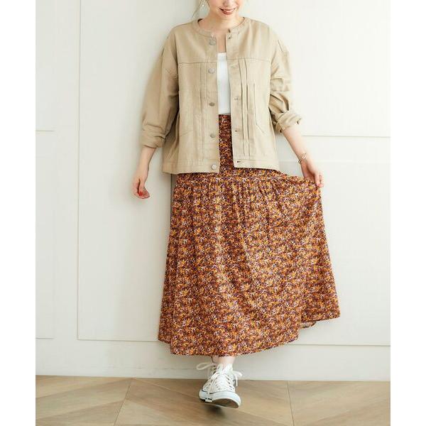 『セール実施中』ZOZO問い合わせ番号:59302463ショップ:le.coeur blanc，ルクールブランブランド:le.coeur blanc，ルクールブラン商品名:Deveaux フラワープリントスカートカテゴリ:スカート>ス...