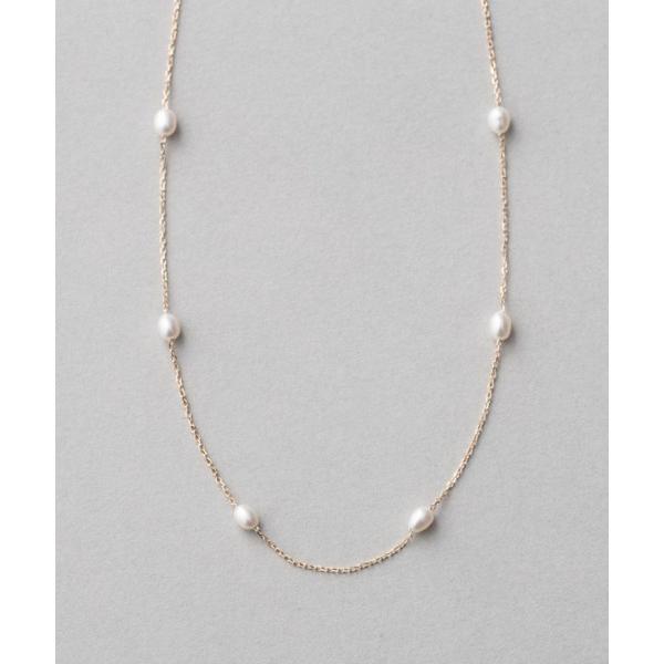 ZOZO問い合わせ番号:59686262ショップ:ete，エテブランド:ete，エテ商品名:K10YG ライスパール ステーション ネックレスカテゴリ:アクセサリー>ネックレスブランド品番:761653素材:K10イエローゴールド(ニ...