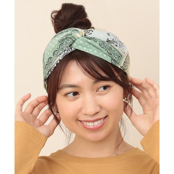 ZOZO問い合わせ番号:59783872ショップ:チチカカ，チチカカブランド:チチカカ，チチカカ商品名:バンダナ柄ヘアバンドカテゴリ:ヘアアクセサリー>ヘアバンドブランド品番:ZKWJBA8603素材:-原産国:中国カラー:グリーン，...