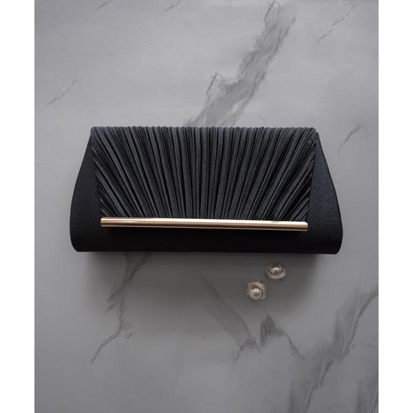 『タイムセール実施中』ZOZO問い合わせ番号:59784046ショップ:DRESS+，ドレス プラスブランド:DRESS STAR，ドレス スター商品名:プリーツサテンパーティークラッチバッグカテゴリ:バッグ>クラッチバッグブランド品...