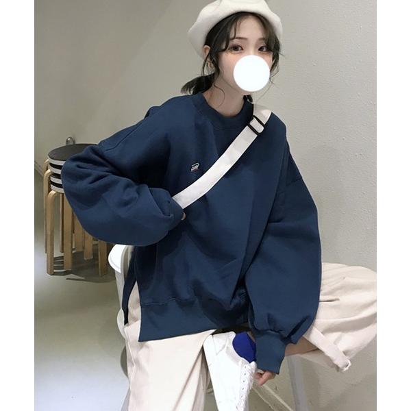 『タイムセール実施中』ZOZO問い合わせ番号:59821577ショップ:DEVICE，デバイスブランド:DEVICE，デバイス商品名:サイドスリットデザイン ミニロゴプリント スウェット トレーナーカテゴリ:トップス>スウェットブラン...