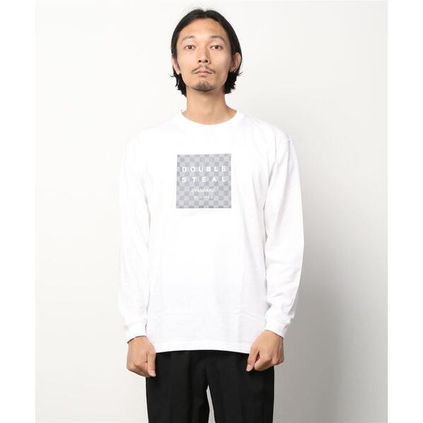 『タイムセール実施中』ZOZO問い合わせ番号:59823163ショップ:DOUBLE STEAL，ダブルスティールブランド:DOUBLE STEAL，ダブルスティール商品名:Damier Square Logo 長袖Tシャツカテゴリ:トップ...