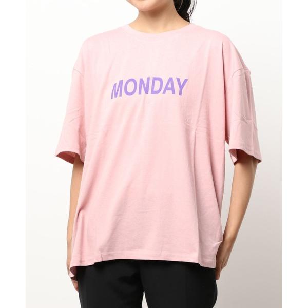 ZOZO問い合わせ番号:59890602ショップ:kobelettuce，コウベレタスブランド:KOBE LETTUCE，コウベレタス商品名:Day of the WeekロゴTシャツカテゴリ:トップス>Tシャツ/カットソーブランド品...