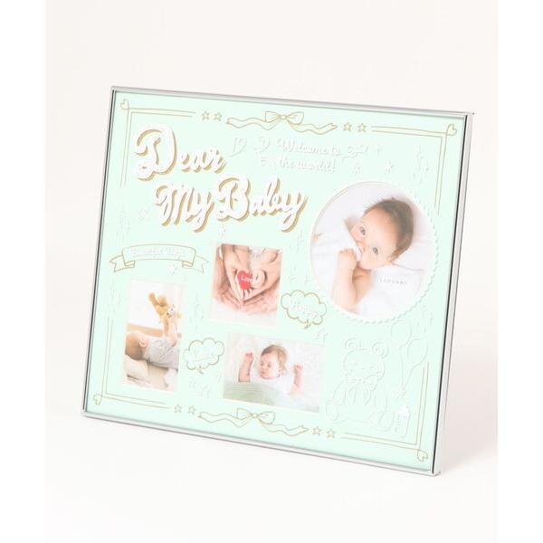 ZOZO問い合わせ番号:59891508ショップ:LAZY SUSAN，レイジースーザンブランド:LAZY SUSAN，レイジースーザン商品名:ベビーフォトフレーム　ラドンナ　ＬＢ３９−４０ＧＲカテゴリ:インテリア>フォトフレームブラ...