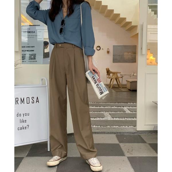 ZOZO問い合わせ番号:59925227ショップ:by muni:r，バイ ムニールブランド:by muni:r，バイ ムニール商品名:ロングなシルエットのピンタックスラックスカテゴリ:パンツ>スラックスブランド品番:0107-01-...