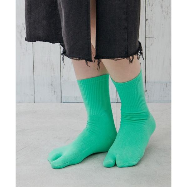 『セール実施中』※このアイテムは返品・交換対象外商品です。ZOZO問い合わせ番号:59958618ショップ:CELEN，セレンブランド:「kakko」，カッコ商品名:レディース カラー足袋ソックス クルー丈カテゴリ:レッグウェア>ソッ...