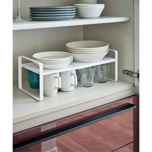 ZOZO問い合わせ番号:60040145ショップ:TIMELESS COMFORT，タイムレスコンフォートブランド:tower，タワー，TIMELESS COMFORT，タイムレスコンフォート商品名:tower（タワー）伸縮収納ラック 2段...