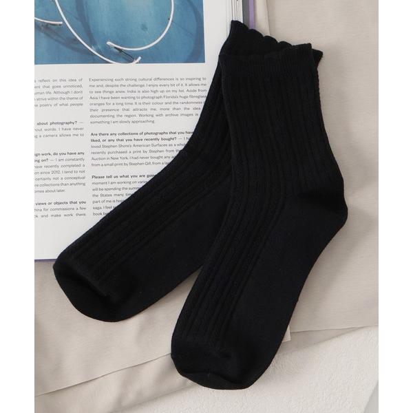 ※このアイテムは返品・交換対象外商品です。ZOZO問い合わせ番号:60349093ショップ:Honeys，ハニーズブランド:Honeys，ハニーズ，CINEMA CLUB，シネマクラブ商品名:ケーブルスカラップクルーソックスカテゴリ:レッグ...