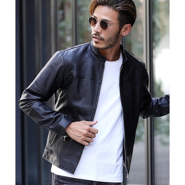 『タイムセール実施中』ZOZO問い合わせ番号:60422282ショップ:JIGGYS SHOP，ジギーズショップブランド:roshell，ロシェル，JIGGYS SHOP，ジギーズショップ商品名:リプロダクトレザー 本革 シングルライダース...