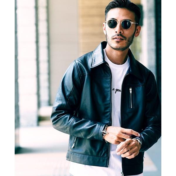 『タイムセール実施中』ZOZO問い合わせ番号:60422287ショップ:JIGGYS SHOP，ジギーズショップブランド:roshell，ロシェル，JIGGYS SHOP，ジギーズショップ商品名:リプロダクトレザー 本革 スウィングトップタ...