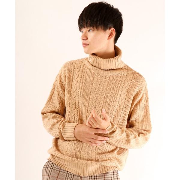 『タイムセール実施中』ZOZO問い合わせ番号:60534167ショップ:FUNALIVE，ファンアライブブランド:FUNALIVE，ファンアライブ商品名:5GGケーブルタートルネックローゲージニットカテゴリ:トップス>ニット/セーター...