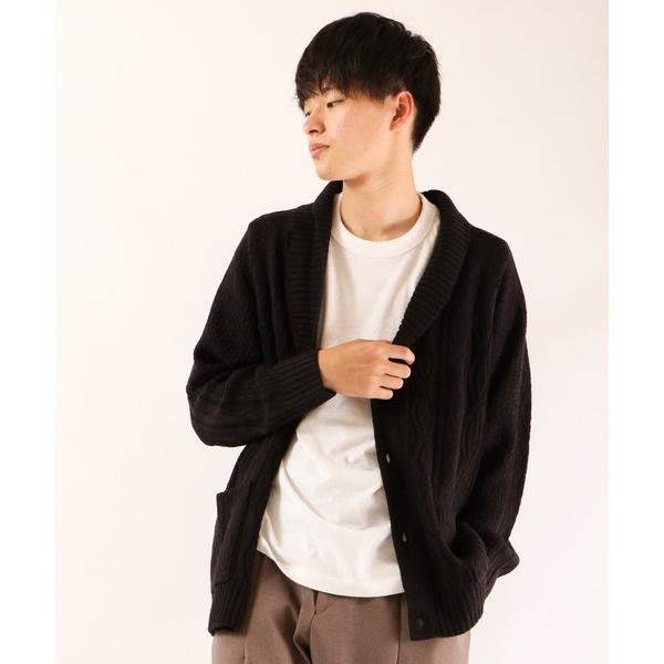 『タイムセール実施中』ZOZO問い合わせ番号:60534168ショップ:FUNALIVE，ファンアライブブランド:FUNALIVE，ファンアライブ商品名:5GGケーブルショールカーディガンカテゴリ:トップス>カーディガン/ボレロブラン...