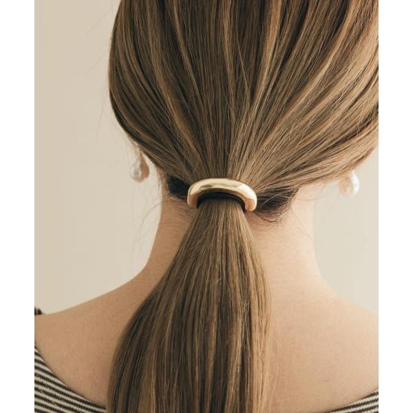 ZOZO問い合わせ番号:60613537ショップ:URBAN RESEARCH，アーバンリサーチブランド:SMELLY，スメリー商品名:メタルカーブヘアポニーカテゴリ:ヘアアクセサリー>ヘアゴムブランド品番:SM16-2RF021素材...