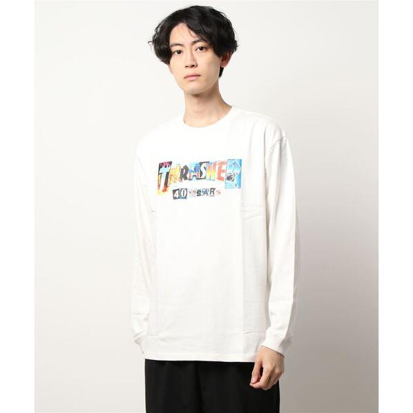 『タイムセール実施中』ZOZO問い合わせ番号:60645892ショップ:A BAG OF CHIPS，ア バッグ オブ チップスブランド:THRASHER，スラッシャー商品名:THRASHER/T-shirt /　40YEAR LAMSON...