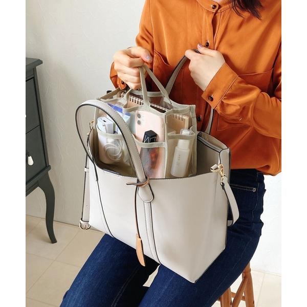 ZOZO問い合わせ番号:60649763ショップ:TRYSIL，トライシルブランド:T・S・L，ティーエスエル商品名:【WEB限定 / 新色追加 / 詳細動画あり】メッシュバッグインバッグ大カテゴリ:バッグ>エコバッグ/サブバッグブラ...