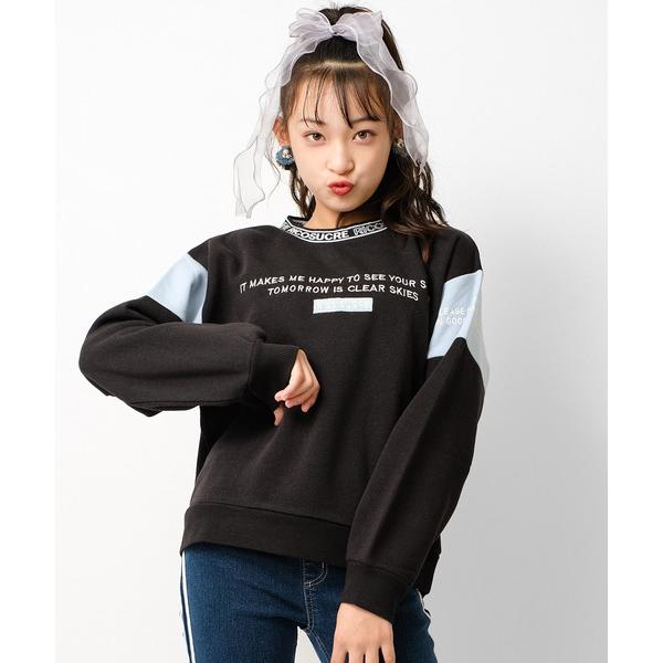 『セール実施中』ZOZO問い合わせ番号:60734992ショップ:SHUSHU，シュシュブランド:RiCO SUCRE，リコシュクレ，SHUSHU，シュシュ商品名:【裏起毛】襟ロゴトレーナーカテゴリ:トップス>スウェットブランド品番:...