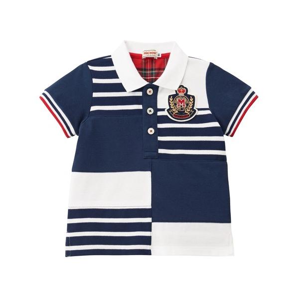 『セール実施中』ZOZO問い合わせ番号:60745587ショップ:MIKI HOUSE，ミキハウスブランド:MIKI HOUSE，ミキハウス商品名:半袖エンブレムポロシャツカテゴリ:トップス>ポロシャツブランド品番:12-5501-5...