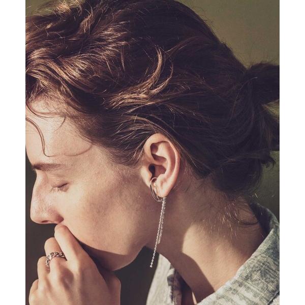 ZOZO問い合わせ番号:60753057ショップ:and cloud，アンドクラウドブランド:and cloud，アンドクラウド商品名:Layered Cuff Curb Long Chainカテゴリ:アクセサリー>イヤーカフブランド...