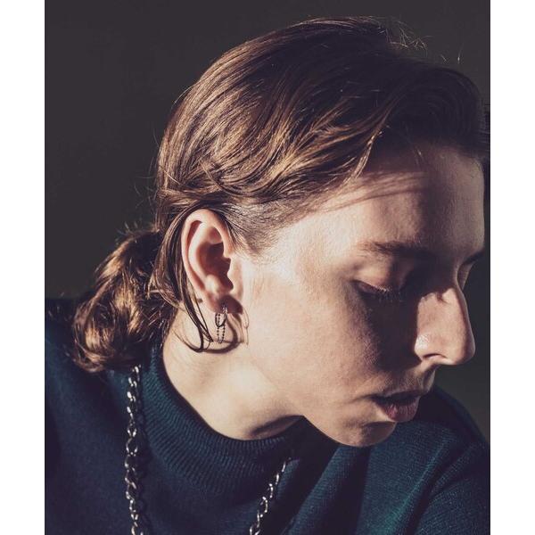 ※このアイテムは返品・交換対象外商品です。ZOZO問い合わせ番号:60753110ショップ:and cloud，アンドクラウドブランド:and cloud，アンドクラウド商品名:Cutball Chain Hoop Pierce / Sin...