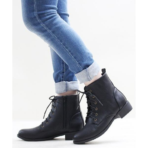 『タイムセール実施中』ZOZO問い合わせ番号:60835974ショップ:Xti Shoes，エックスティーアイ シューズブランド:ALETTA，アレッタ商品名:細足見せ シンプル 編み上げ ショートブーツカテゴリ:シューズ>ブーツブラ...