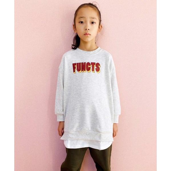 『タイムセール実施中』ZOZO問い合わせ番号:60836476ショップ:THE CASUAL，カジュアルブランド:THE CASUAL，カジュアル商品名:ビッグシルエット裾フェイクレイヤードプリントチュニック キッズカテゴリ:ワンピース/ド...