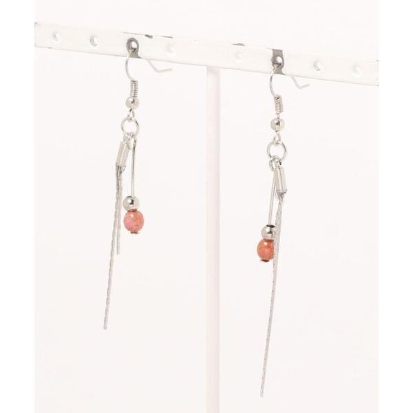 ※このアイテムは返品・交換対象外商品です。ZOZO問い合わせ番号:60979045ショップ:TONE，トーンブランド:tone，トーン商品名:【CouleuR】silverpink long ピアスカテゴリ:アクセサリー>ピアス（両耳...