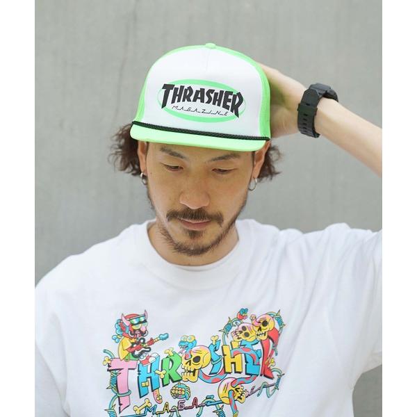 『タイムセール実施中』ZOZO問い合わせ番号:60983564ショップ:THRASHER by RIFFLEPAGE，スラッシャー バイ リフルページブランド:THRASHER，スラッシャー商品名:ELLIPSE LOGO TRUCKER ...