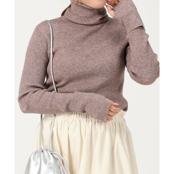 『セール実施中』ZOZO問い合わせ番号:61010963ショップ:ORiental TRaffic，オリエンタルトラフィックブランド:acro，アクロ商品名:フィンガーホールタートルリブニット/AC1188カテゴリ:トップス>ニット/...