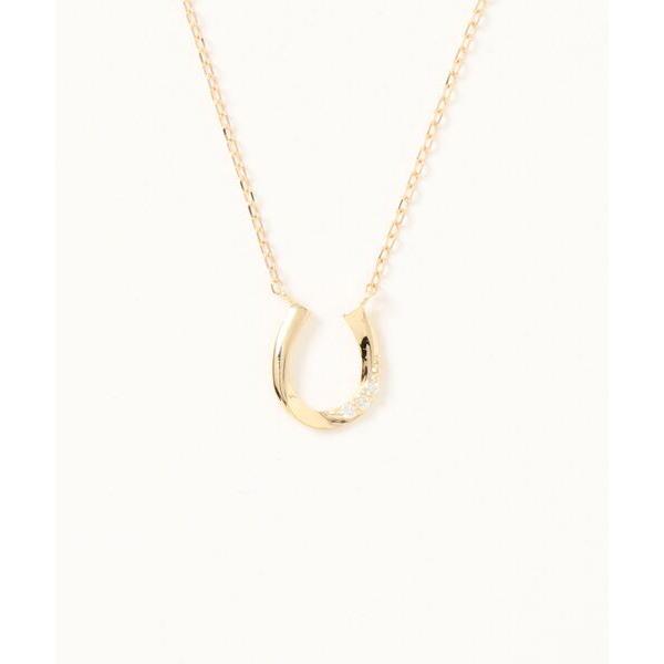 ZOZO問い合わせ番号:61146348ショップ:con affetto，コンアフェットブランド:con affetto(original)，コン アフェット商品名:K18ダイヤホースシューネックレスカテゴリ:アクセサリー>ネックレス...