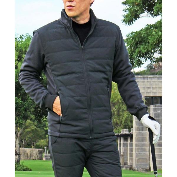 『タイムセール実施中』ZOZO問い合わせ番号:61253258ショップ:TopIsm，トップイズムブランド:TopIsm，トップイズム商品名:裏起毛シャギーボア ゴルフ スタンドネック ダウンジャケット ゴルフウェア  メンズカテゴリ:アウ...