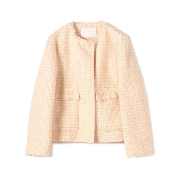 『セール実施中』ZOZO問い合わせ番号:61254330ショップ:TOMORROWLAND，トゥモローランドブランド:BALLSEY，ボールジィ，TOMORROWLAND，トゥモローランド商品名:ミックスヤーンツイード ノーカラージャケット...